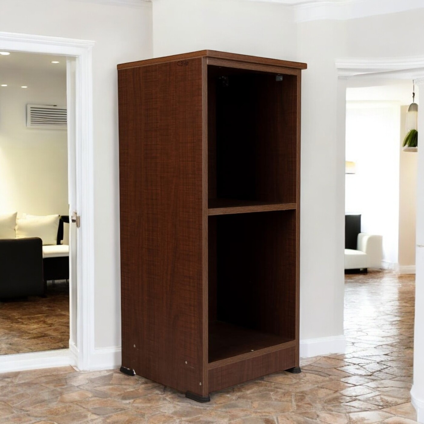 GURU CB-10 2 Steps Open Cupboard|36X15X15|Choco Maple||MP Cabinet