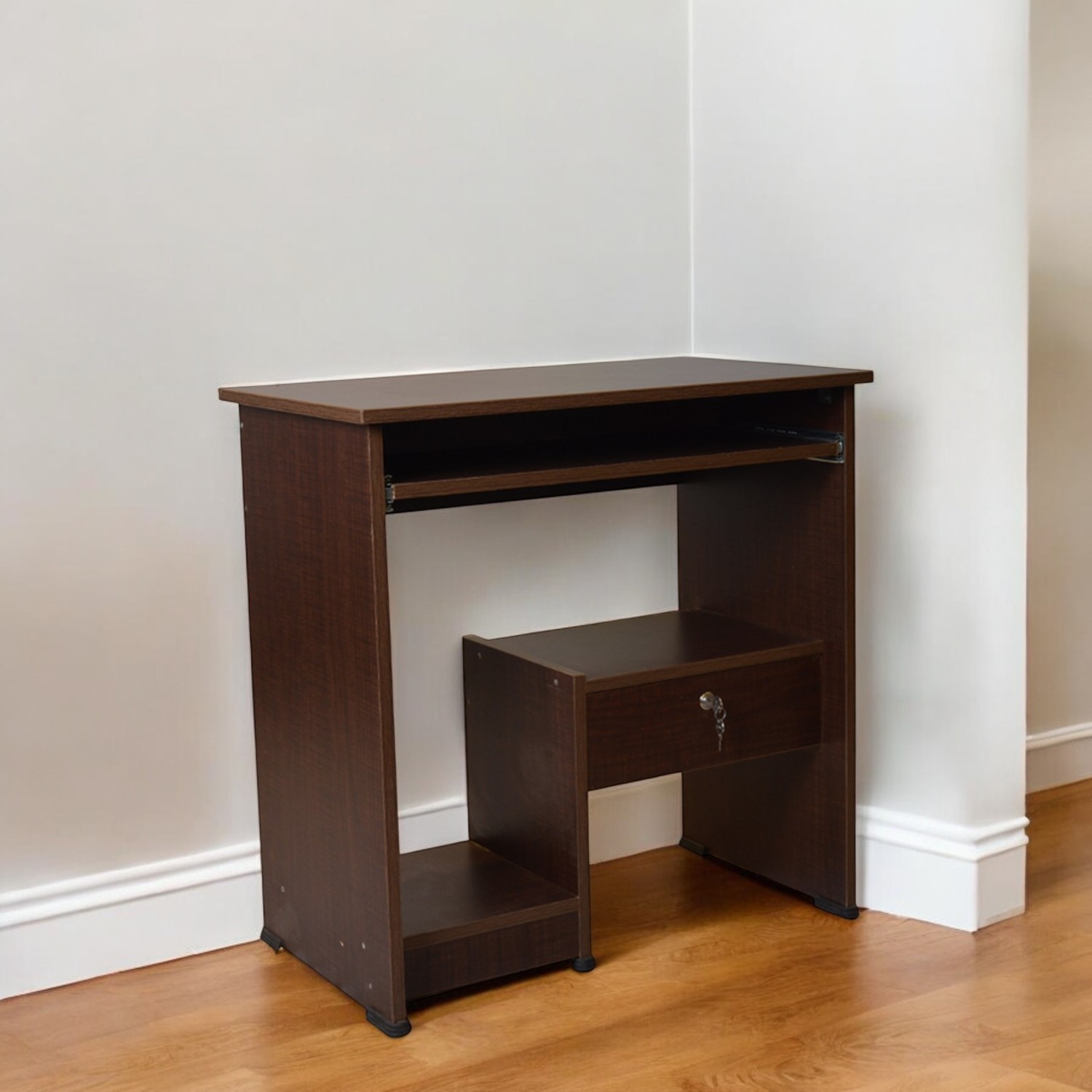 GURU CT-01 Computer Table|30X18X30|Choco Maple||Computer/Study Table