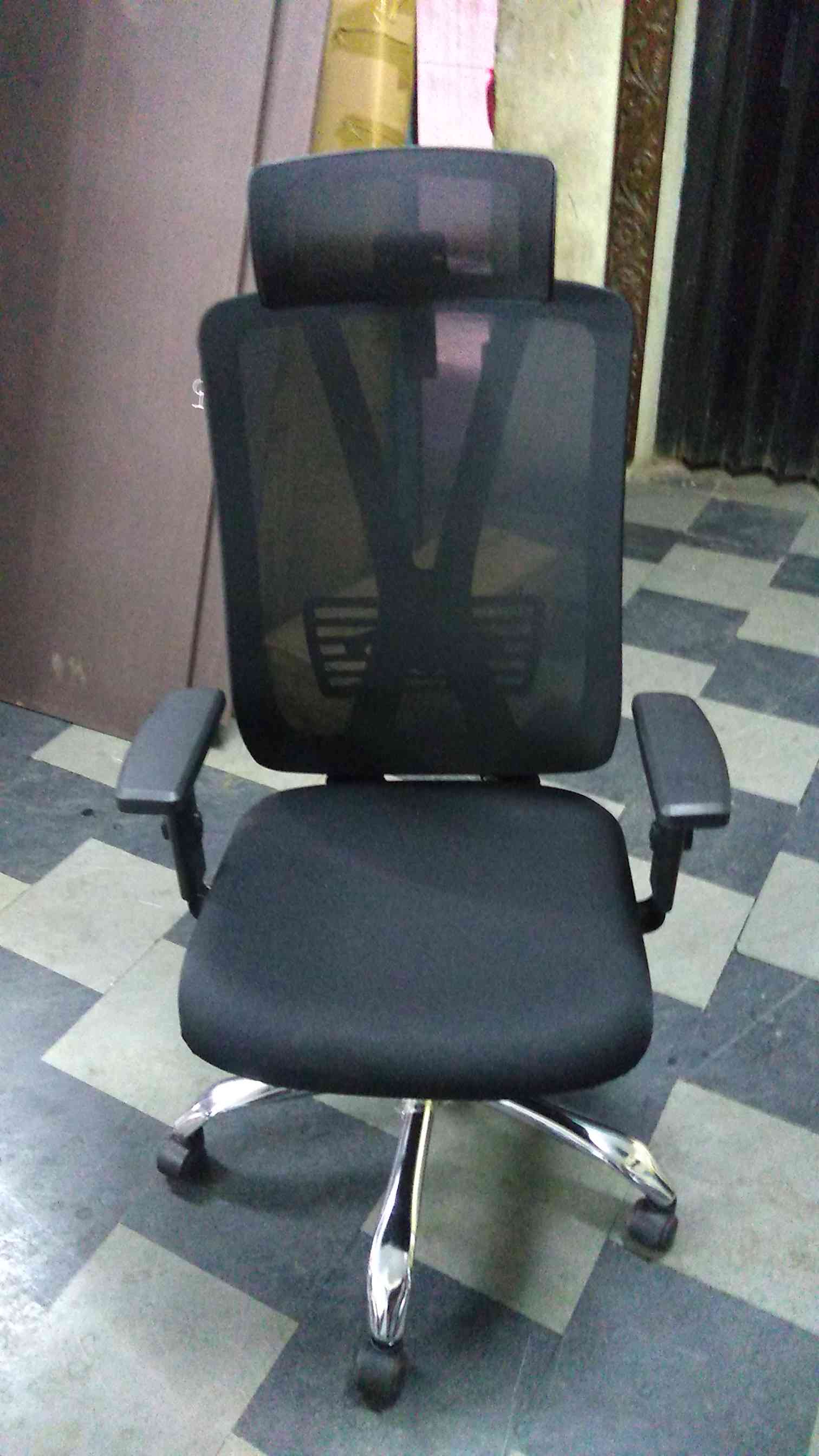 Meteor Mesh High Back chair chrome Base - Office Chair | JFA.IN