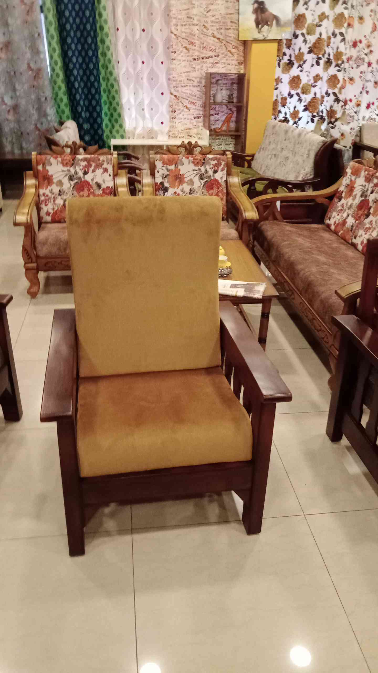 Akbar Sofa Set - Wooden Sofa Online | JFA.IN