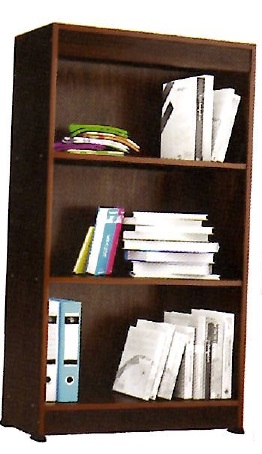 GURU CB-02 3 Steps Open Cupboard|48X30X15|White-ChocoMaple||MP Cabinet