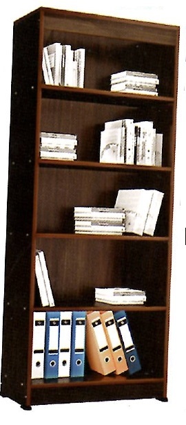 GURU CB-04 5 Steps Open Cupboard|72X30X15|Walnut||MP Cabinet