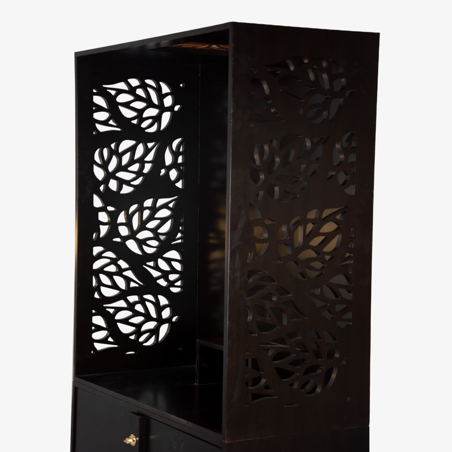 ILK PO 19 CNC open Pooja / Prayer stand|Mahagony||Pooja Unit