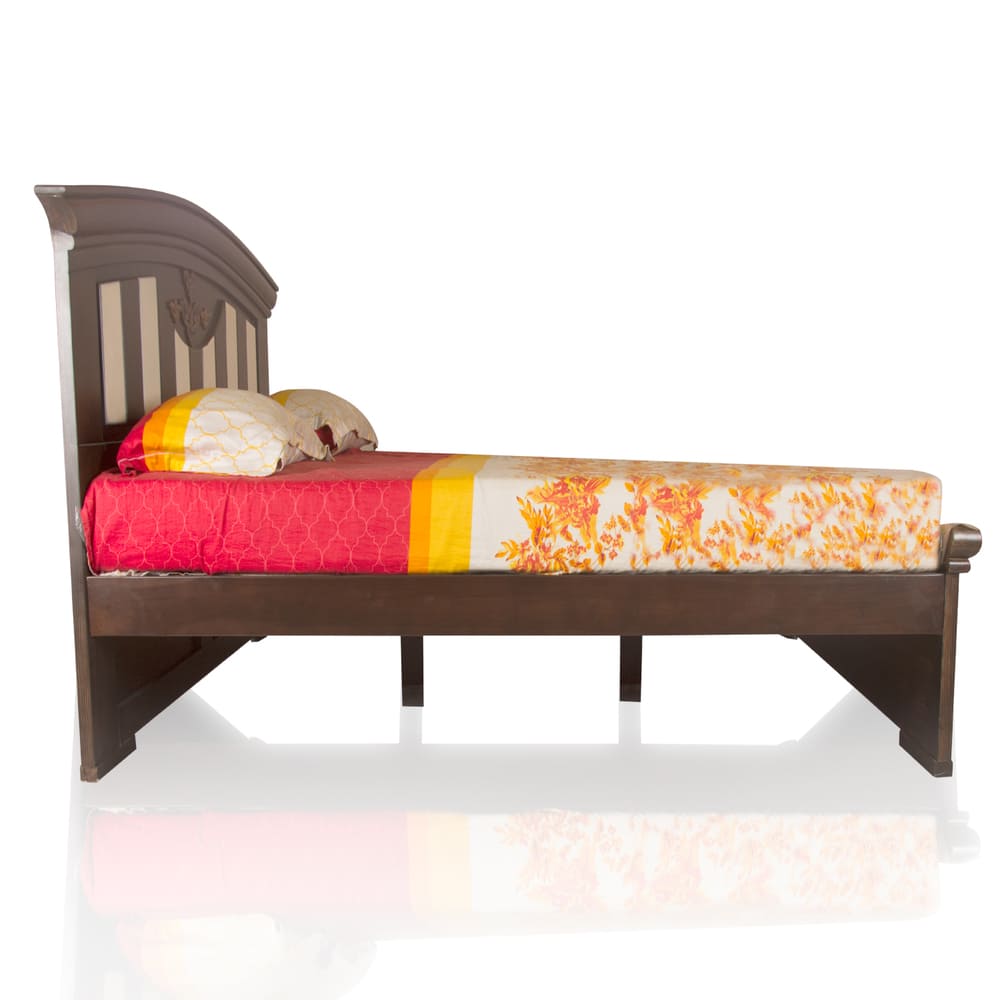 AKS Zebra Cot|78X60|Black Walnut||Cot/Bed Set