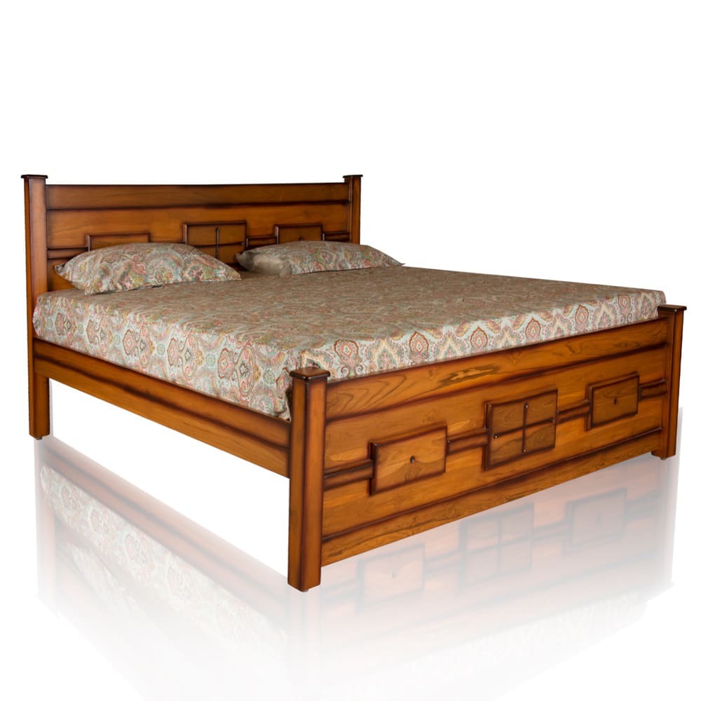 BD-02 Solid Teak wood cot - Buy Cot Online | JFA.IN