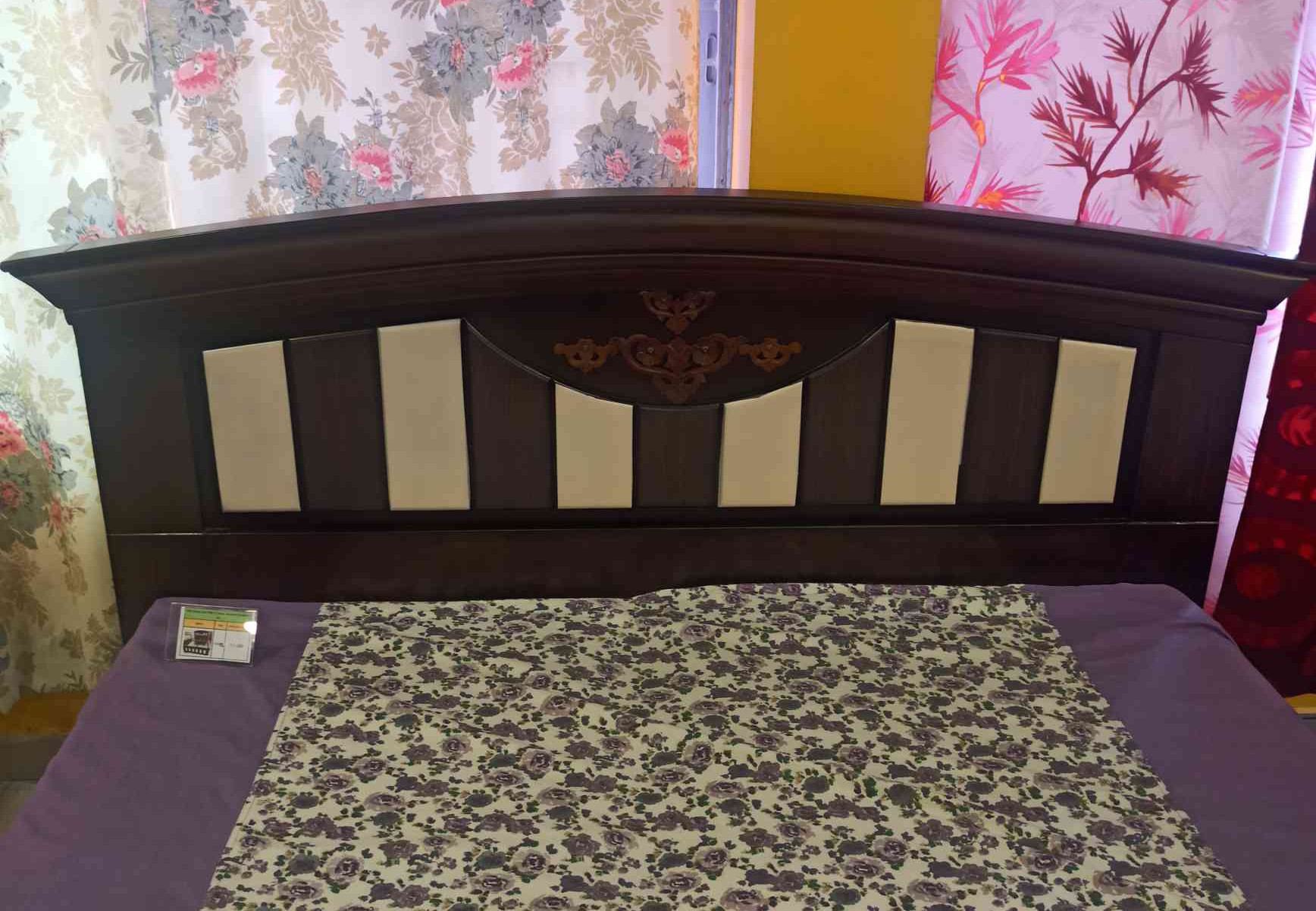 AKS Zebra Cot|78X72|Black Walnut||Cot/Bed Set