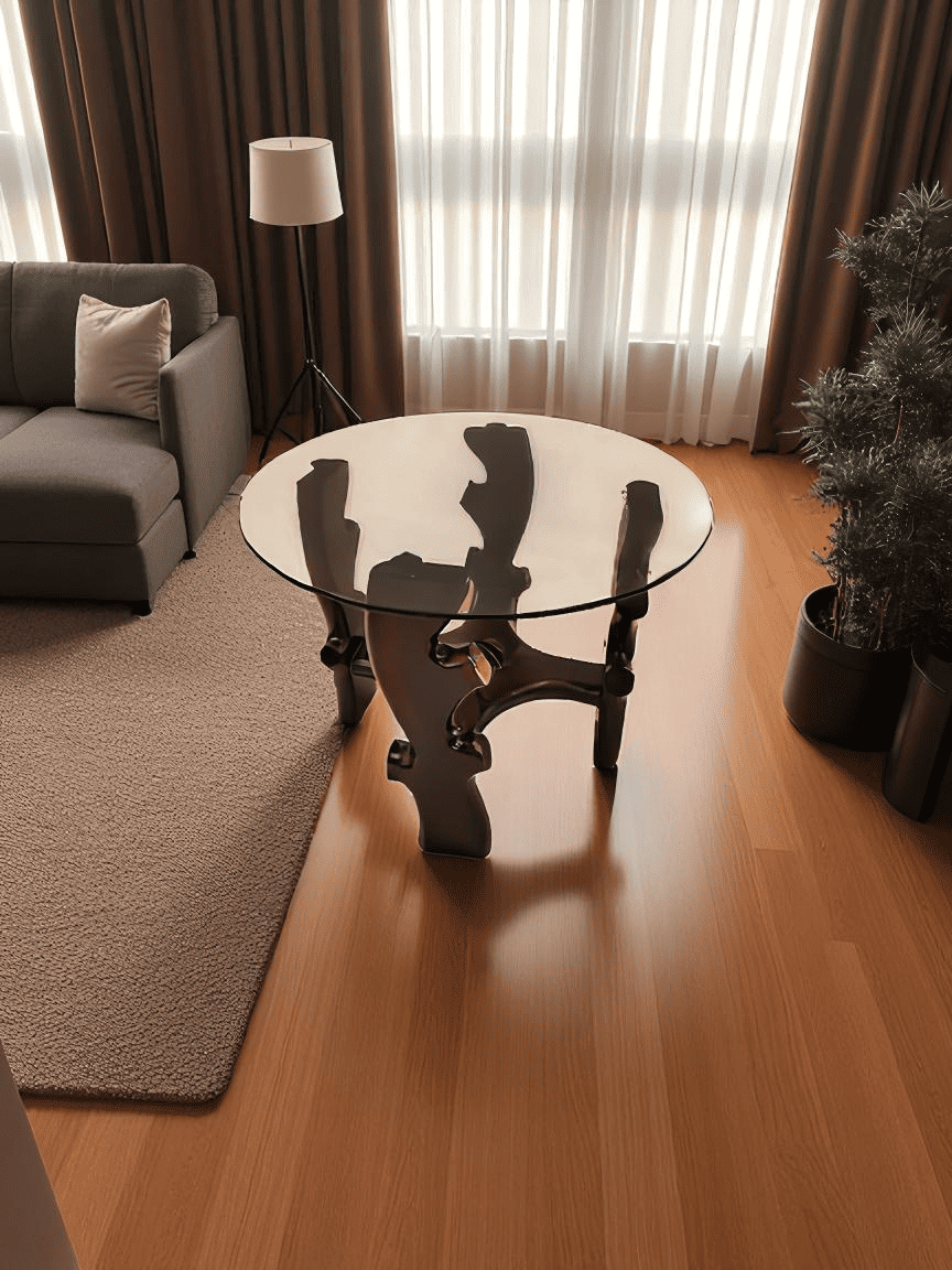 JNW Knot Side Table|21X21|Rosewood||Center/Side Table