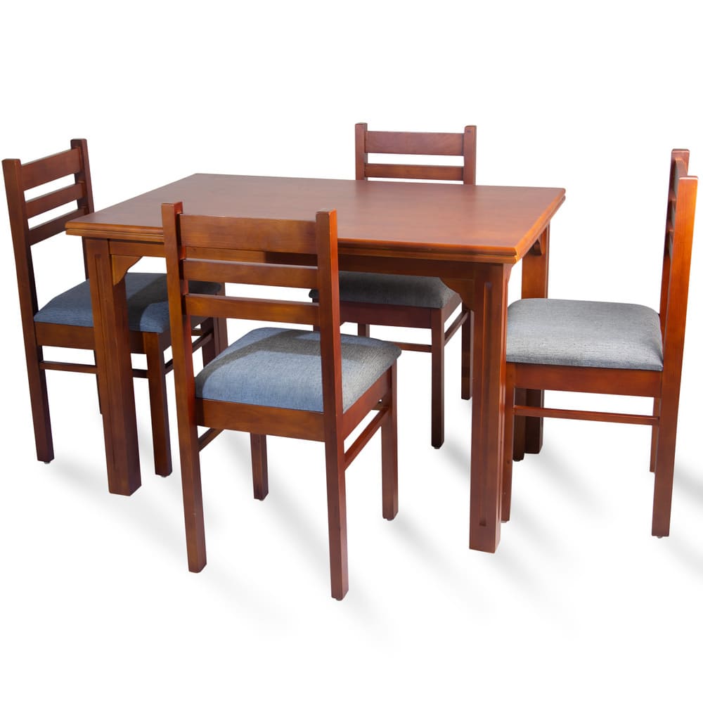 ZDT 401 Rectangle Dining Table With ZDC 501 THREE BEND 4 Dininig Chairs - Dining Sets in Chennai ...