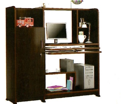 GURU ST-03 Tangent Study Table|48X15X48|White-ChocoMaple||Computer ...