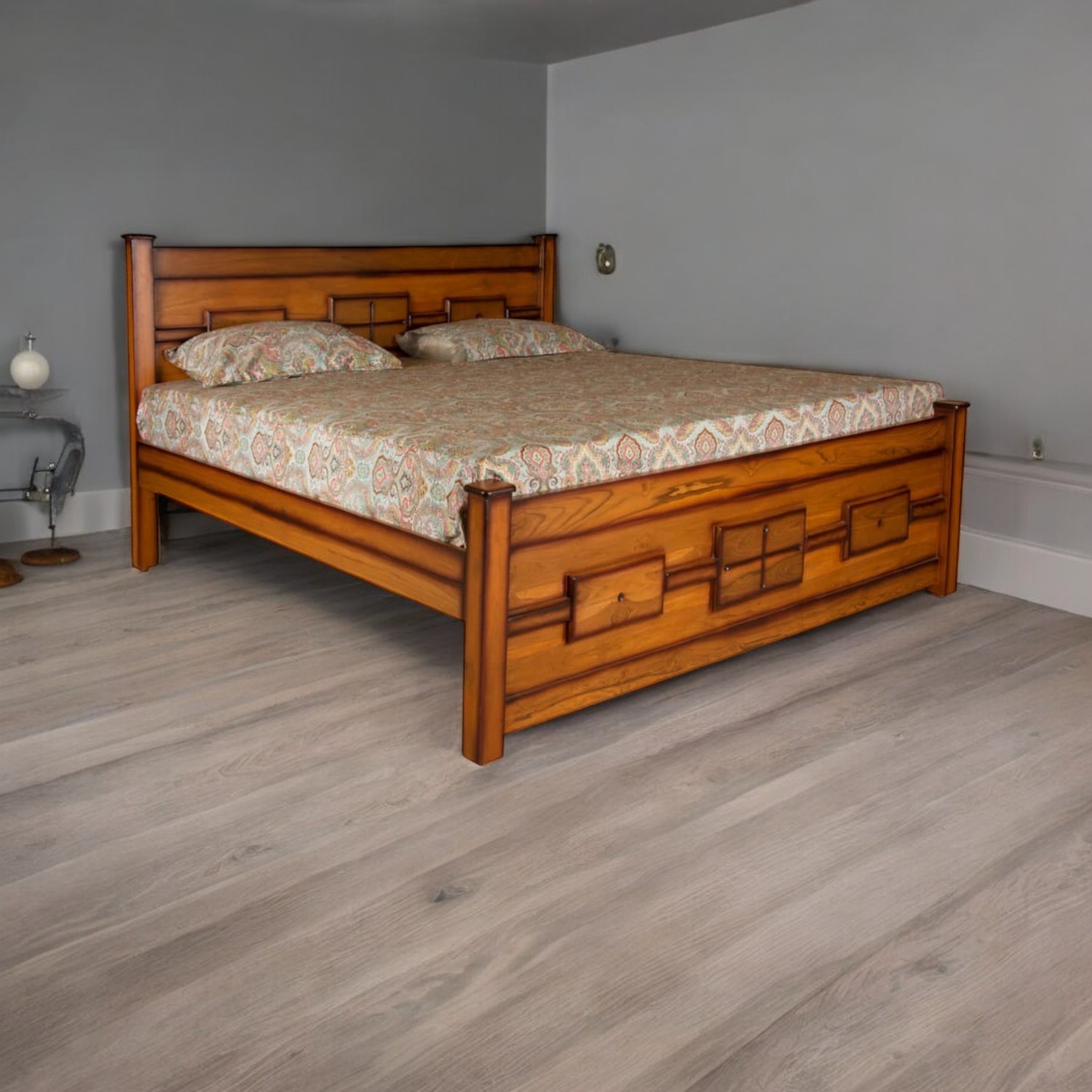 BD-02 Solid Teak wood cot Bottom Drawer - Buy Storage Cot Online | JFA ...