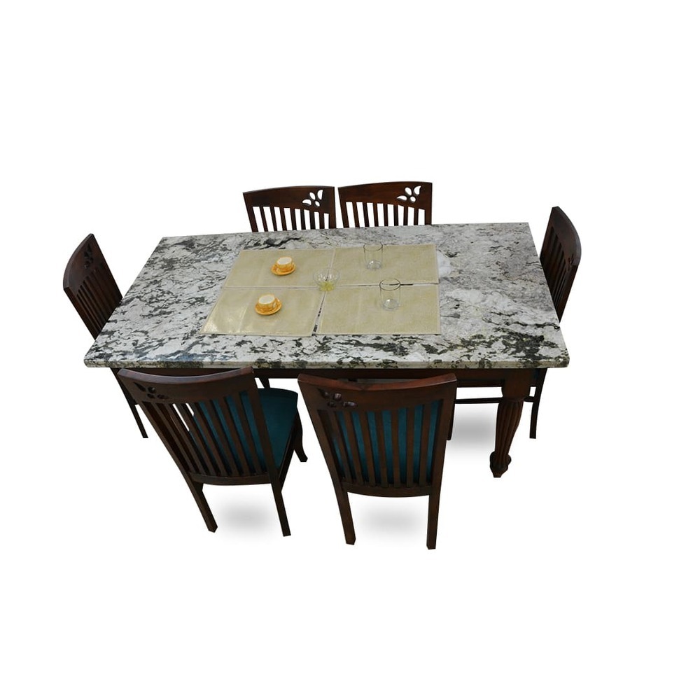 JFA Samurai Marble Top Dining Table|66X36|Natural||Dining Table