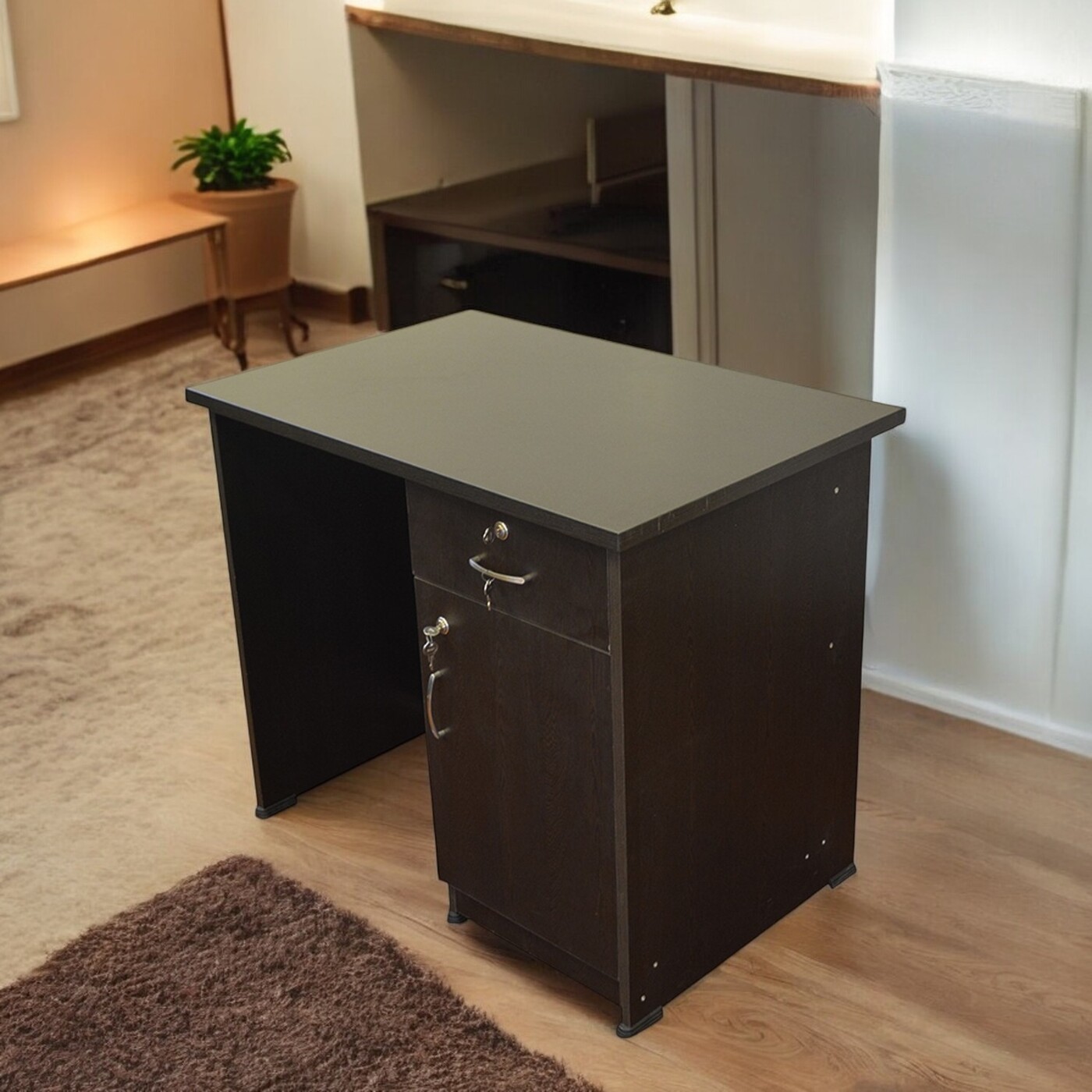 GURU OT-06 FS Office Table|36X24X30|Wenge||Office/Executive Table