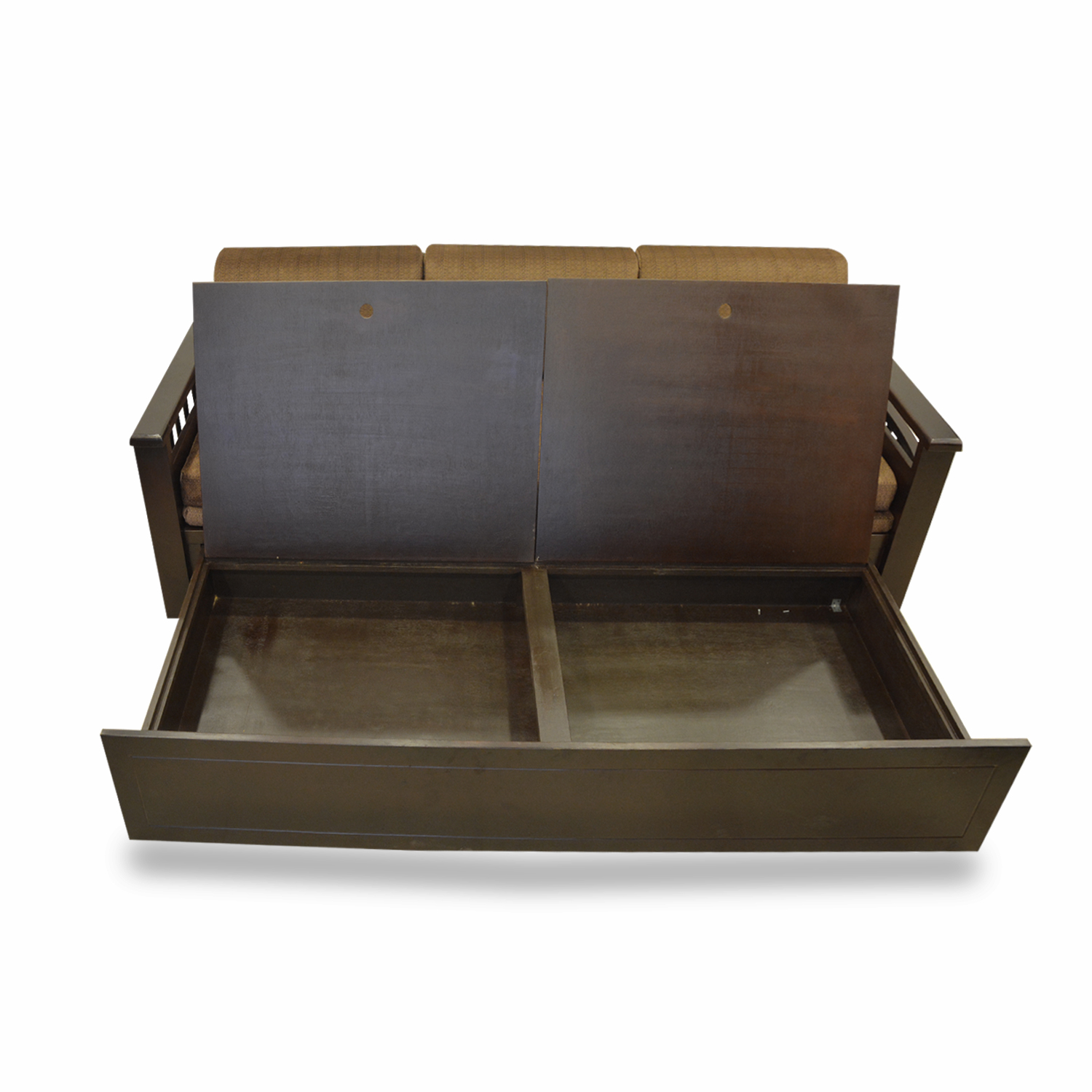 SCB-13 Solid Teak wood Sofa cum Bed - Wooden Bed with Storage | JFA ...