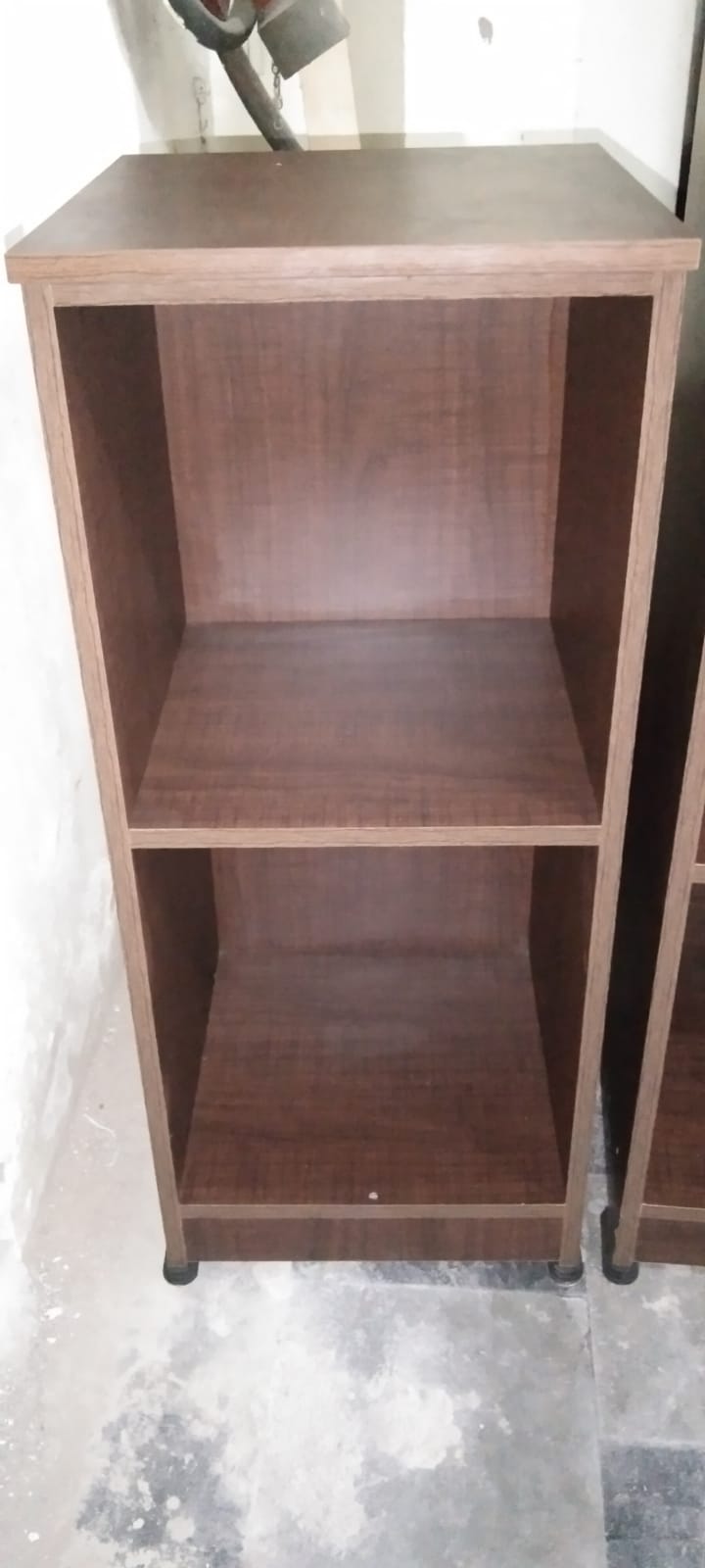 GURU CB-10 2 Steps Open Cupboard|36X15X15|White-ChocoMaple||MP Cabinet