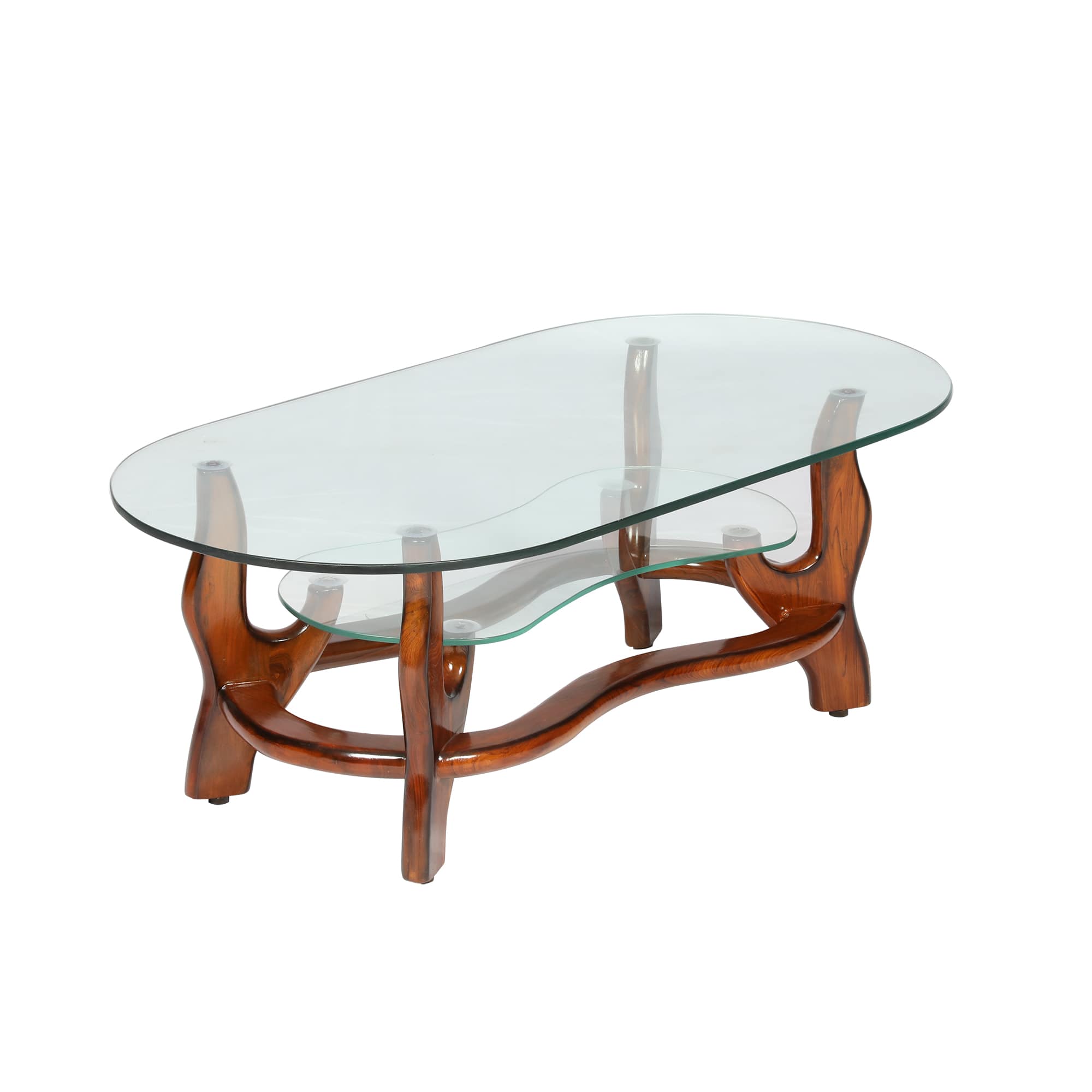 8 Model Center Table with Glass Top - Galsss Center Table | JFA.IN